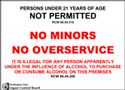 Required Signs for WA liquor licensed establishments